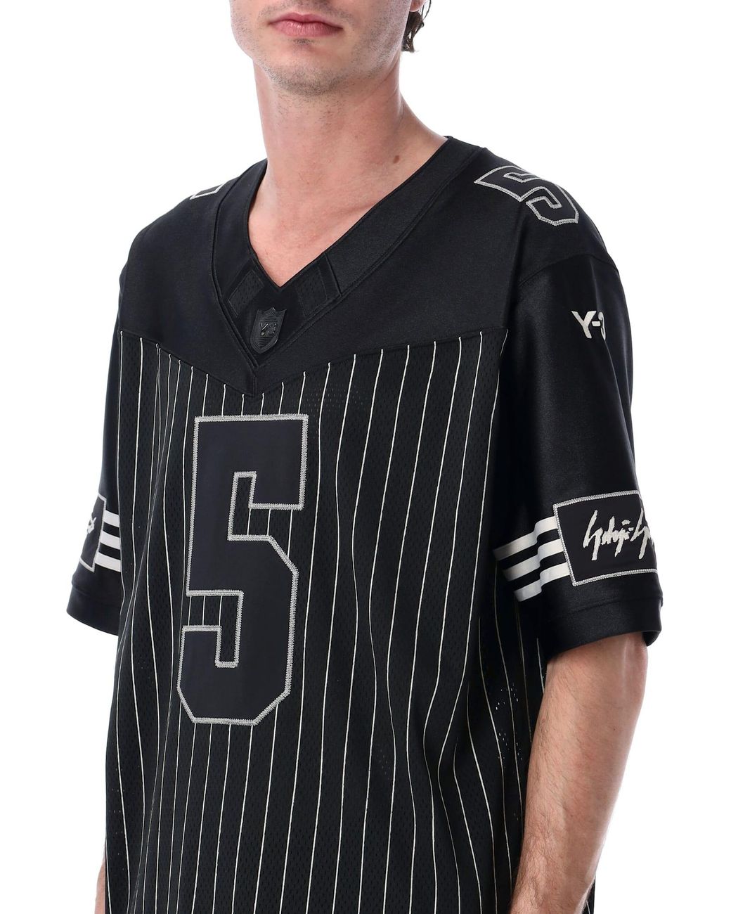 Y-3 Garret Wilson Football Jersey in Black for Men | Lyst UK