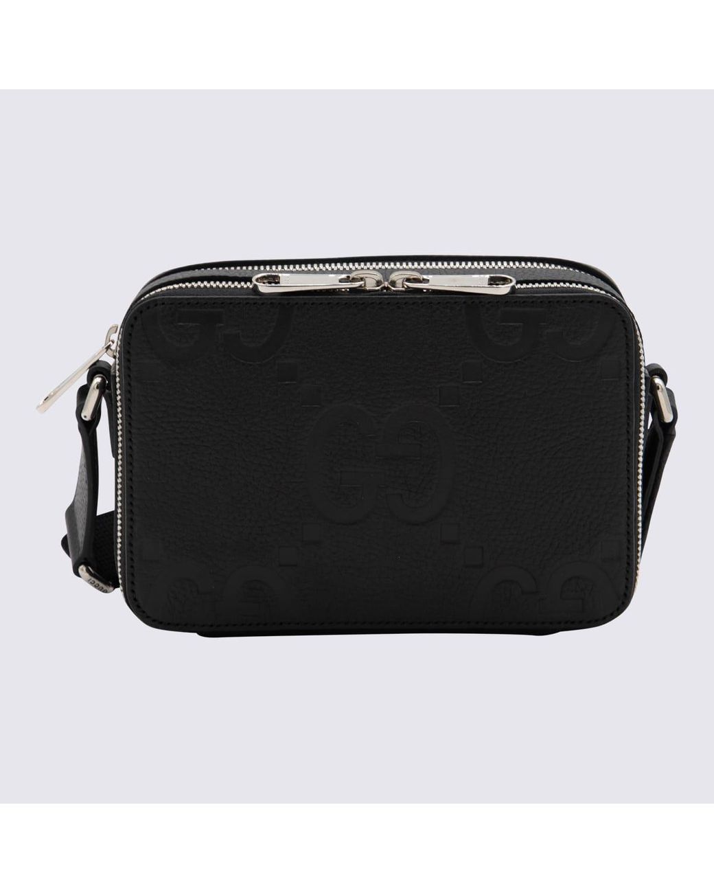 Gucci Leather Jumbo Gg Mini Bag in Black for Men | Lyst