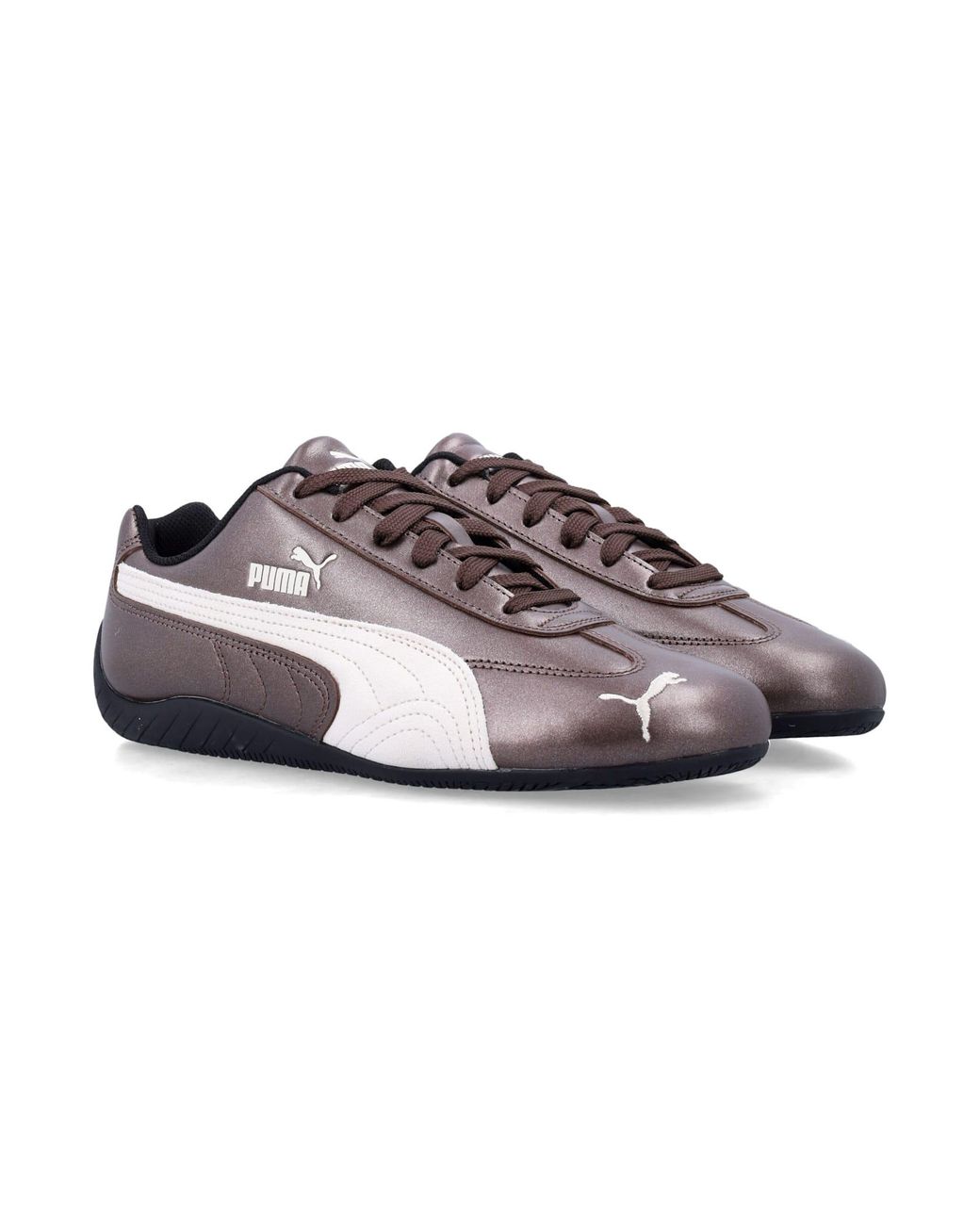 PUMA Speedcat Metallic Leather Sneakers | Lyst