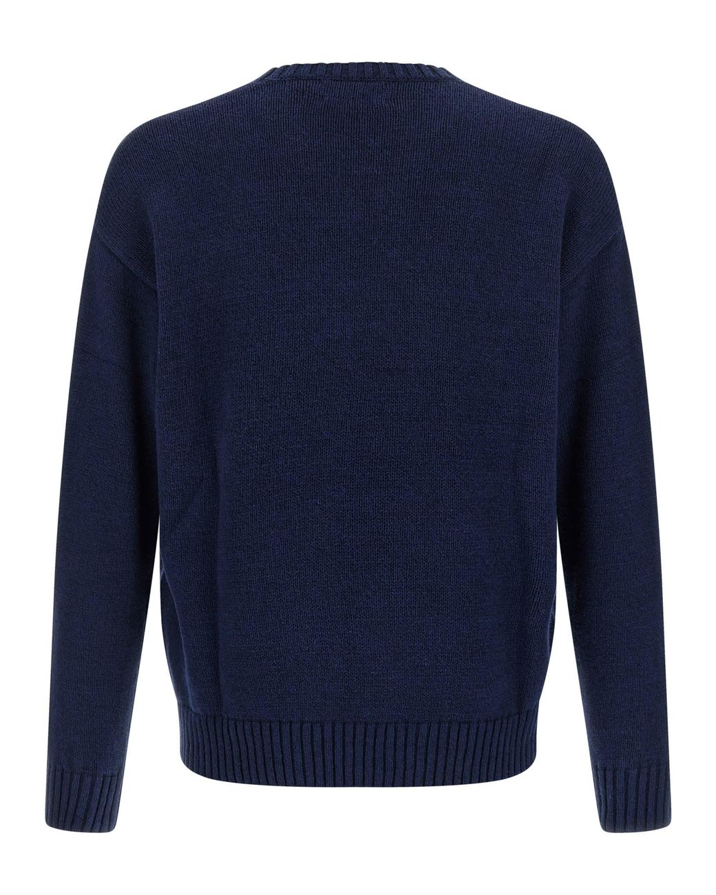 Polo Ralph Lauren Intarsia Logo Sweater in Blue for Men | Lyst UK