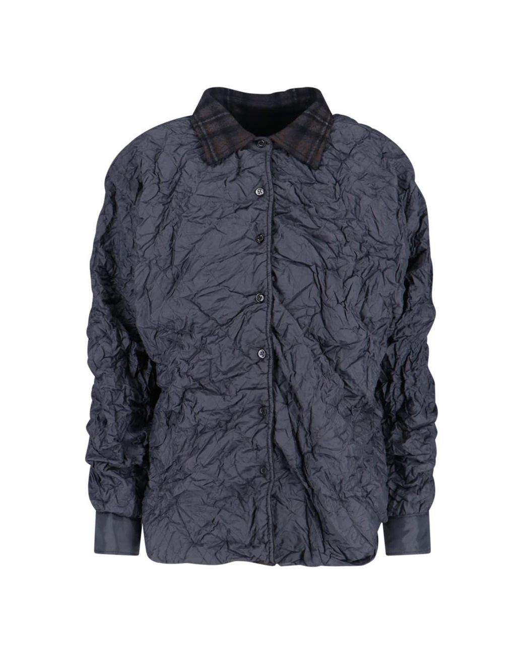 Maison Margiela Reversible Quilted Jacket in Blue | Lyst
