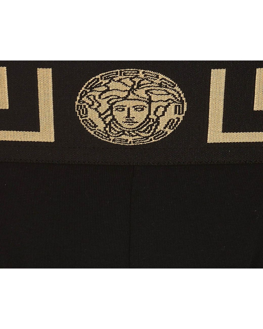 Gold Versace Logo Border
