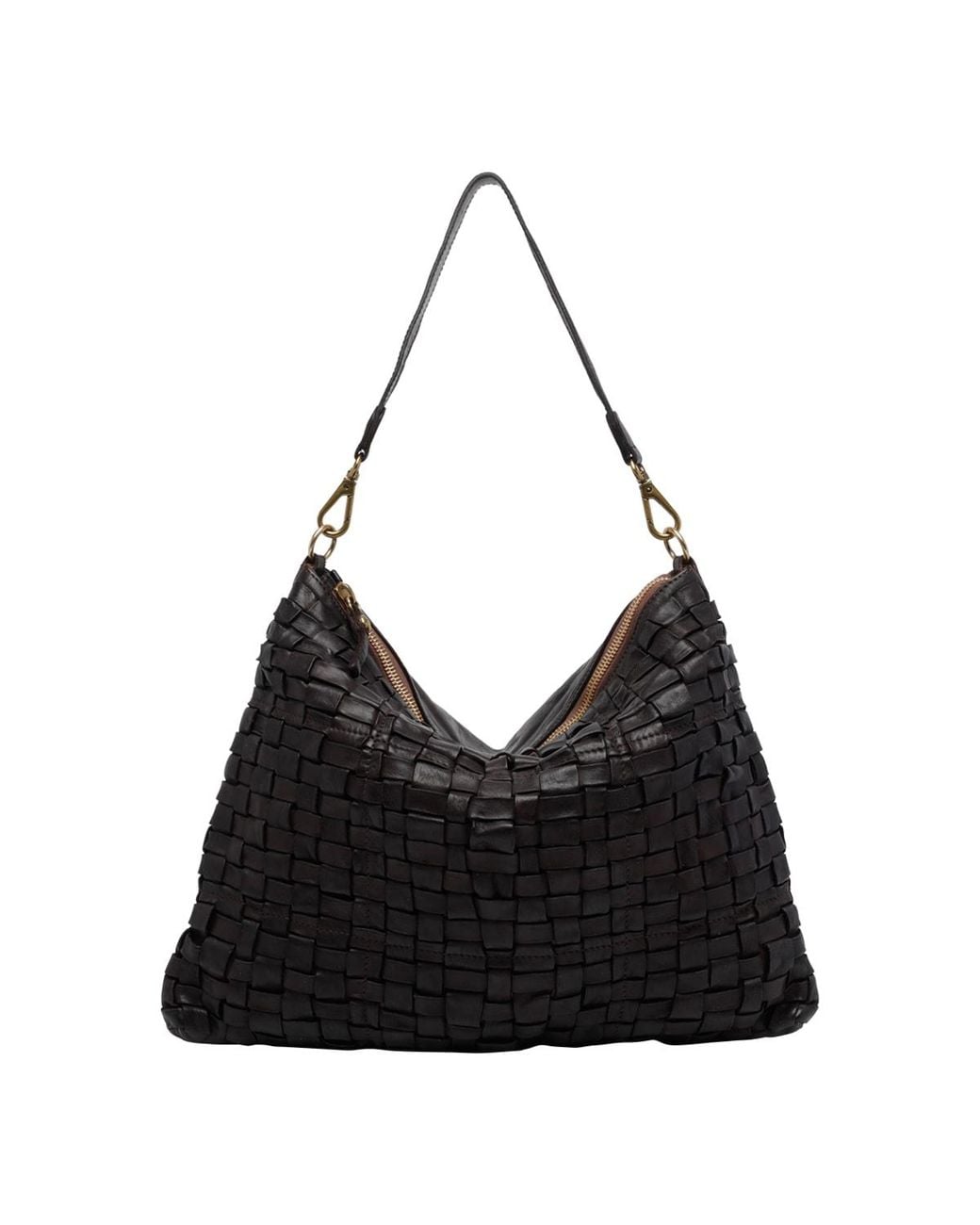 Campomaggi Carla Shoulder Bag in Black | Lyst