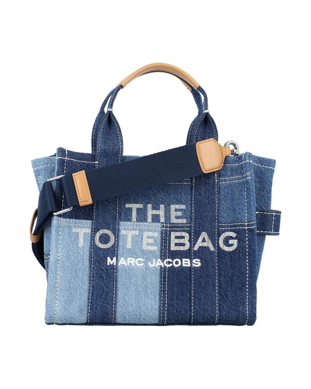 Marc Jacobs The Denim Mini Tote Bag In Blue Lyst Uk