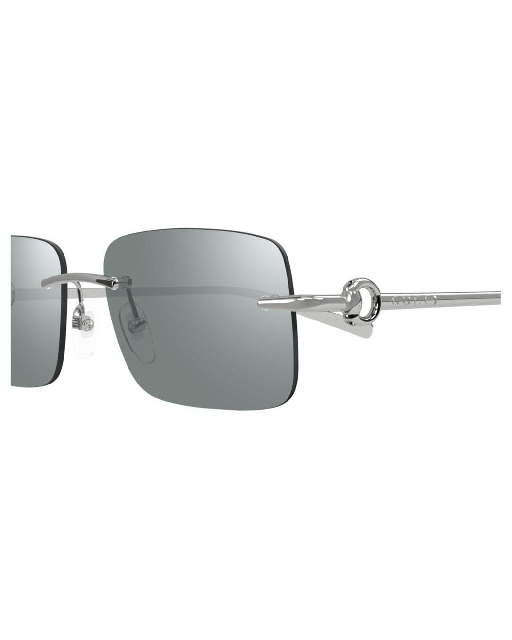 Gucci Gg1703S-002 in Gray for Men | Lyst