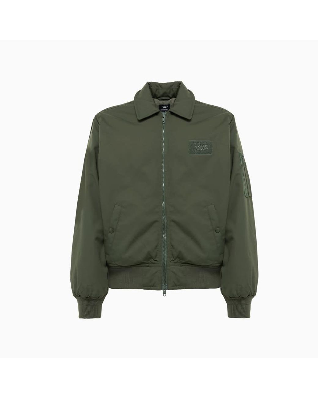 PATTA Jet Bomber Jacket in Green for Men | Lyst
