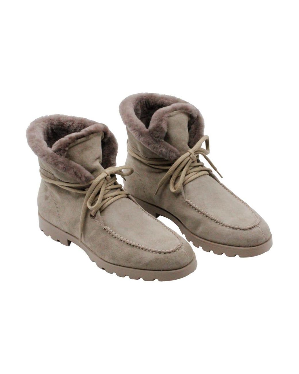Santoni Boots in Natural | Lyst
