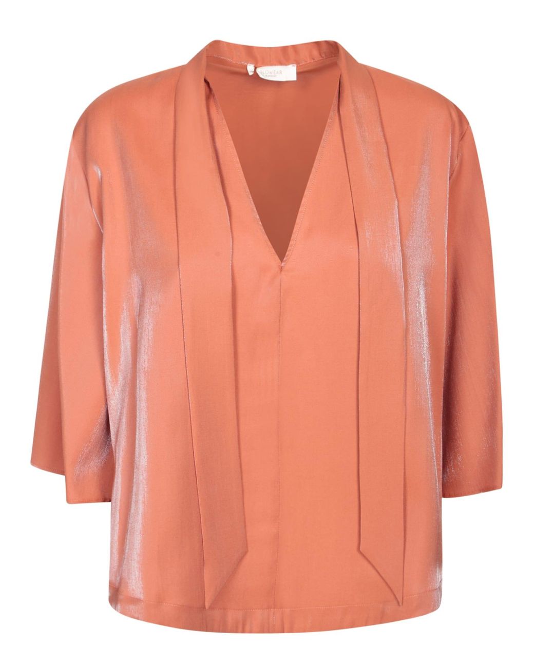 Incotex Dora Modal Blouse in Orange | Lyst