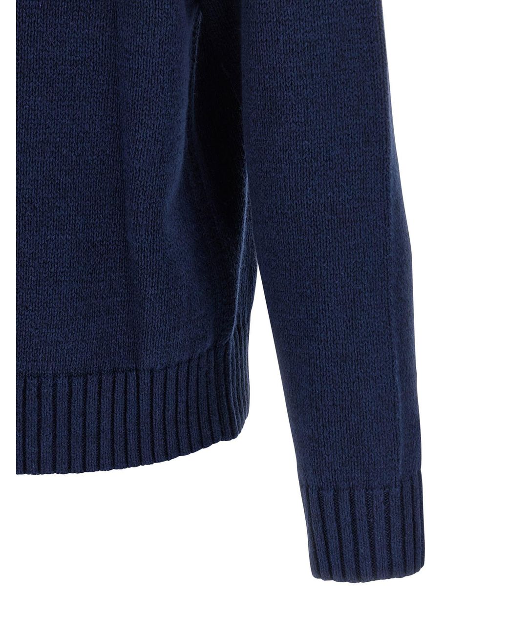 Polo Ralph Lauren Intarsia Logo Sweater in Blue for Men | Lyst UK
