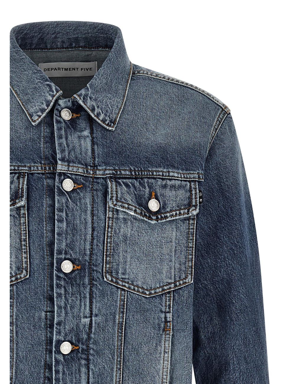Department 5 Soul Jacket in Blue for Men | Lyst UK