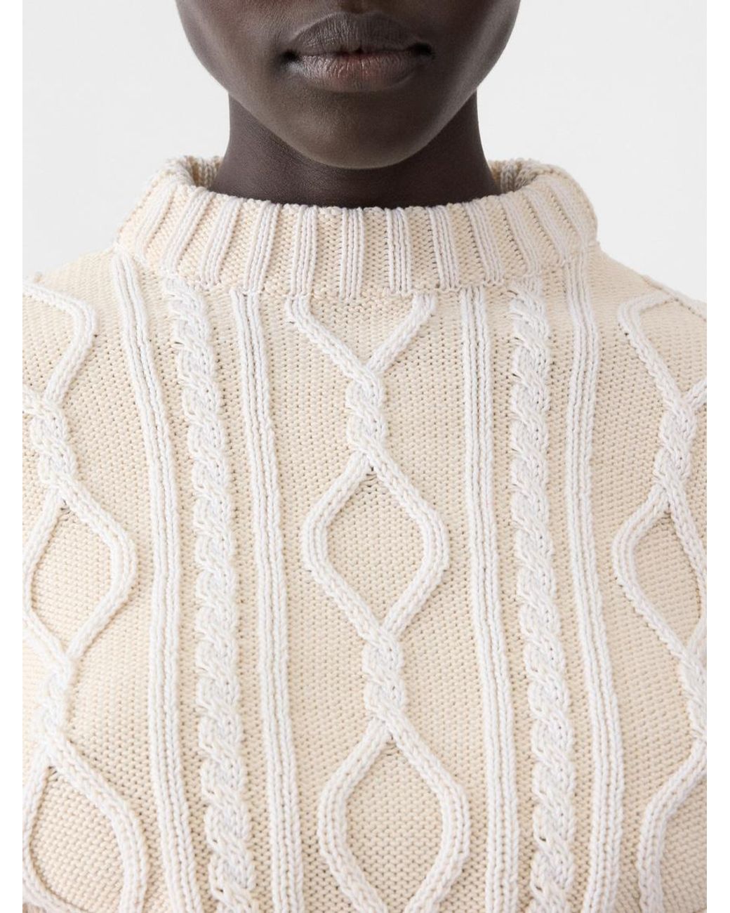 Jacquemus The Amelo Knit in White | Lyst UK