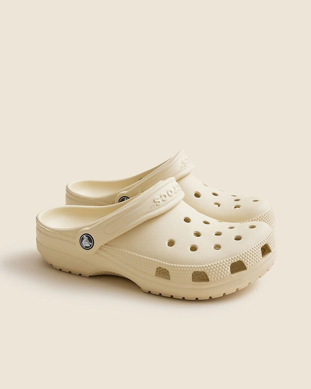 J.Crew Crocs Classic Clogs in Natural | Lyst