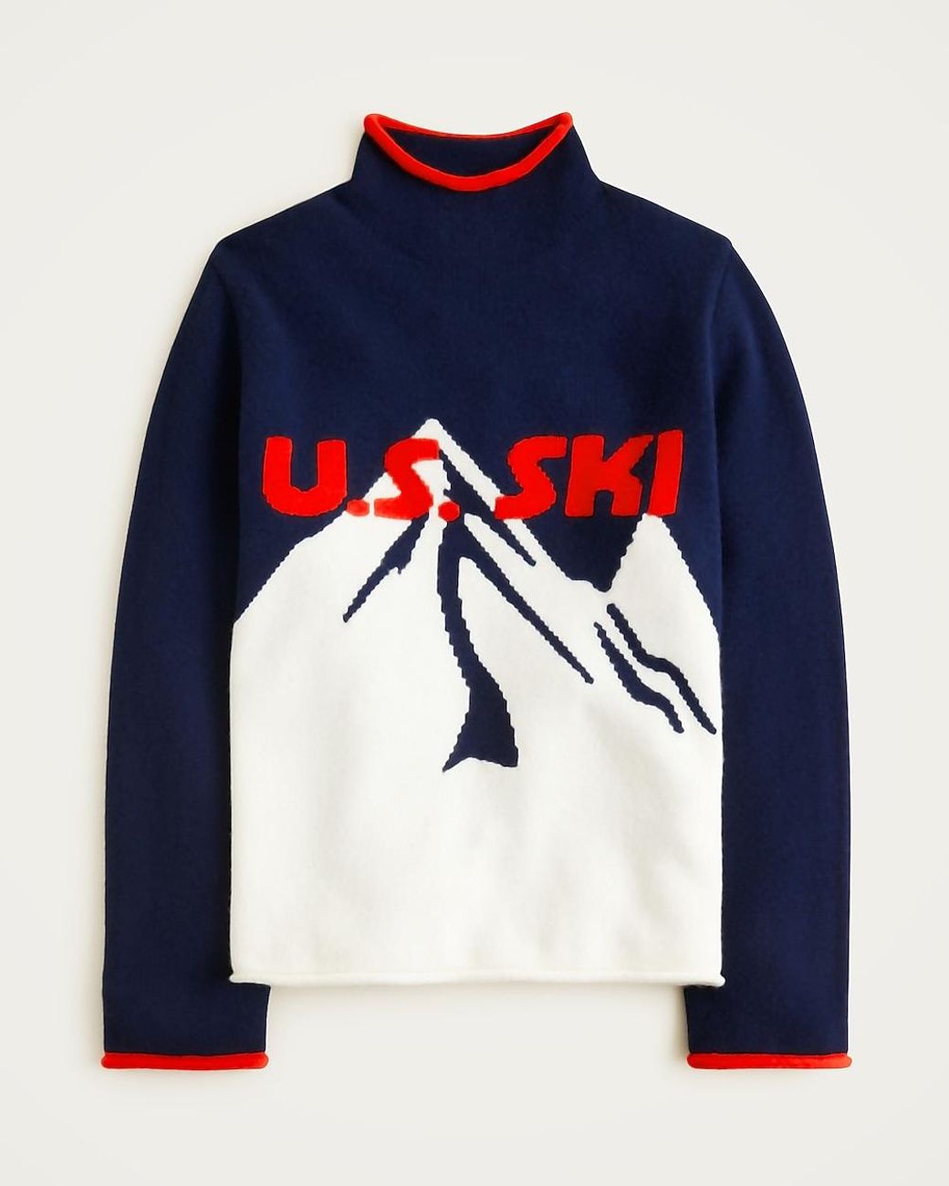 J.Crew U.S. Ski & Snowboard By Alps Rollneck Sweater in Blue for Men | Lyst