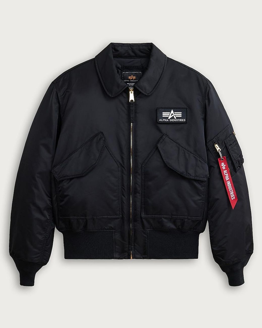 J.Crew Alpha Industries Cwu 45/P Heritage Bomber Jacket in Blue for Men ...