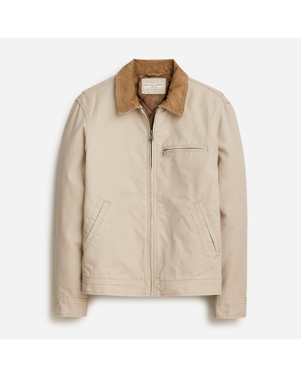 J.Crew Wallace & Barnes Canvas Work Jacket in Natural for Men | Lyst