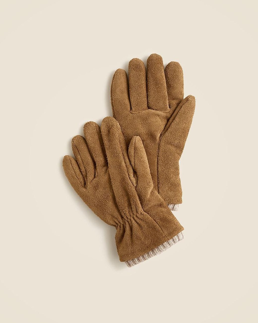 J.Crew Roughout Suede Work Gloves in Natural for Men | Lyst