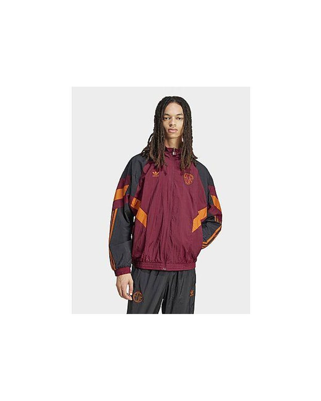 adidas Originals As Roma Originals Track Top in Red for Men | Lyst UK