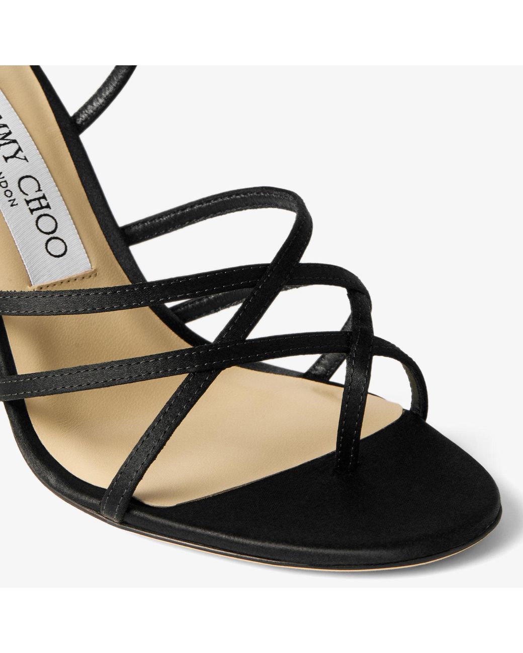 Jimmy Choo Strappy in Black | Lyst