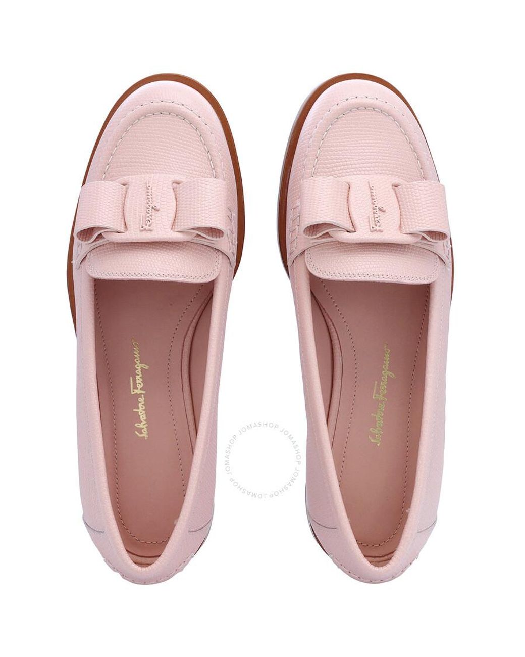 Ferragamo Salvatore Viva Loafers in Pink | Lyst Ferragamo Salvatore Viva Loafers in Pink | Lyst