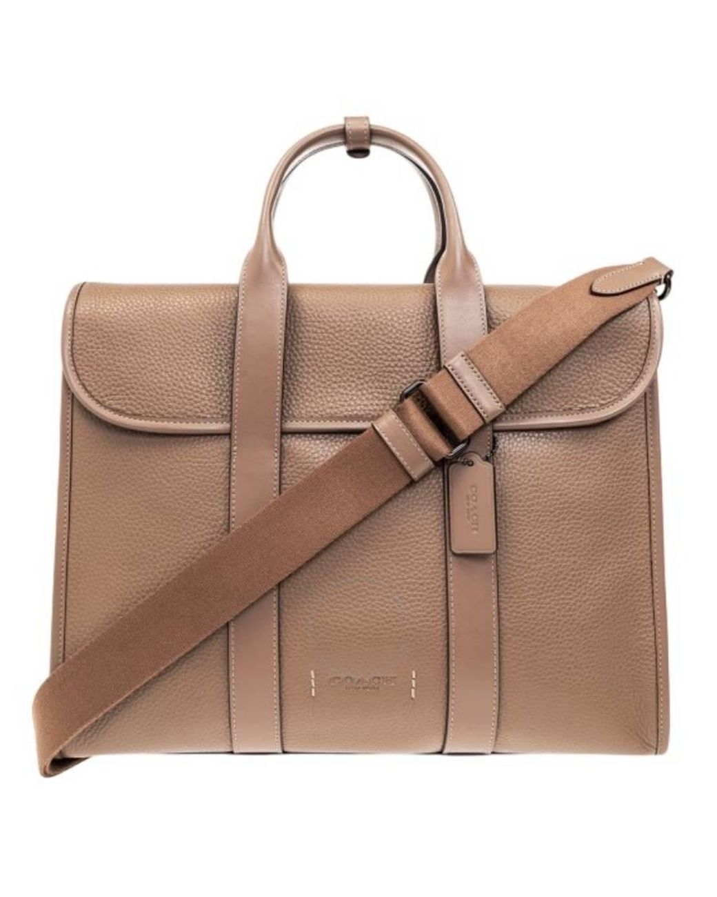 COACH Gotham Portfolio Leather Briefcase in Brown for Men | Lyst