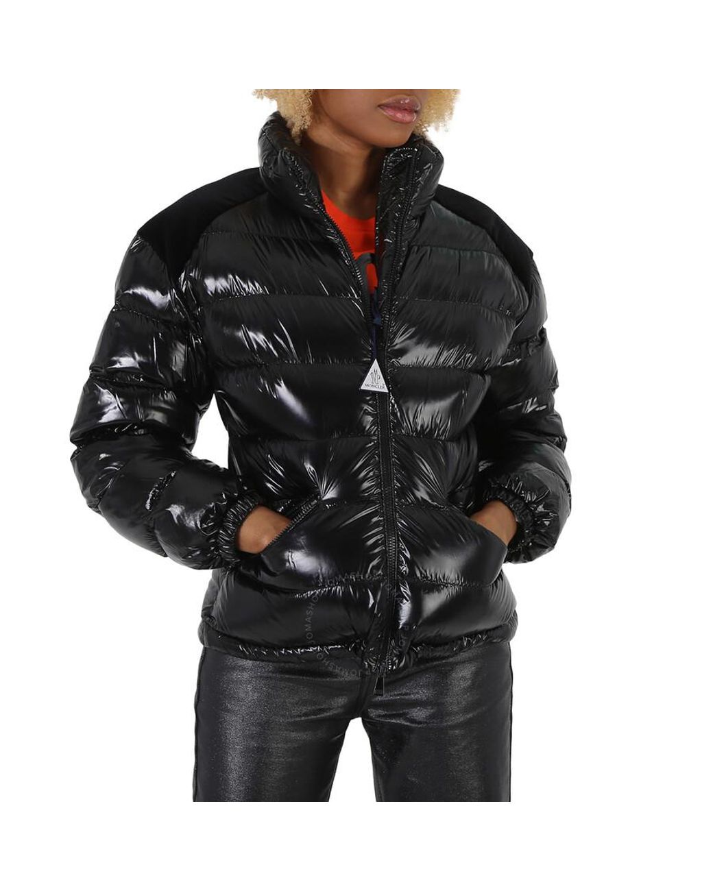 Moncler Celepine Quilted Short Down Jacket in Black | Lyst