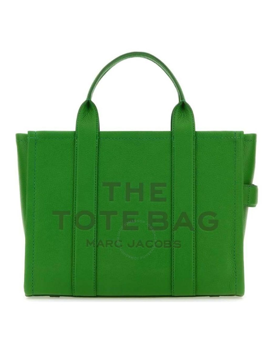 Marc Jacobs The Medium Leather Tote Bag in Green | Lyst