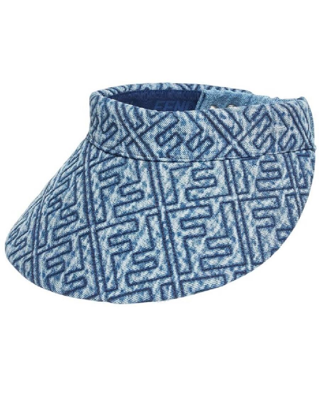 Fendi Adjustable Side Button Cap in Blue | Lyst