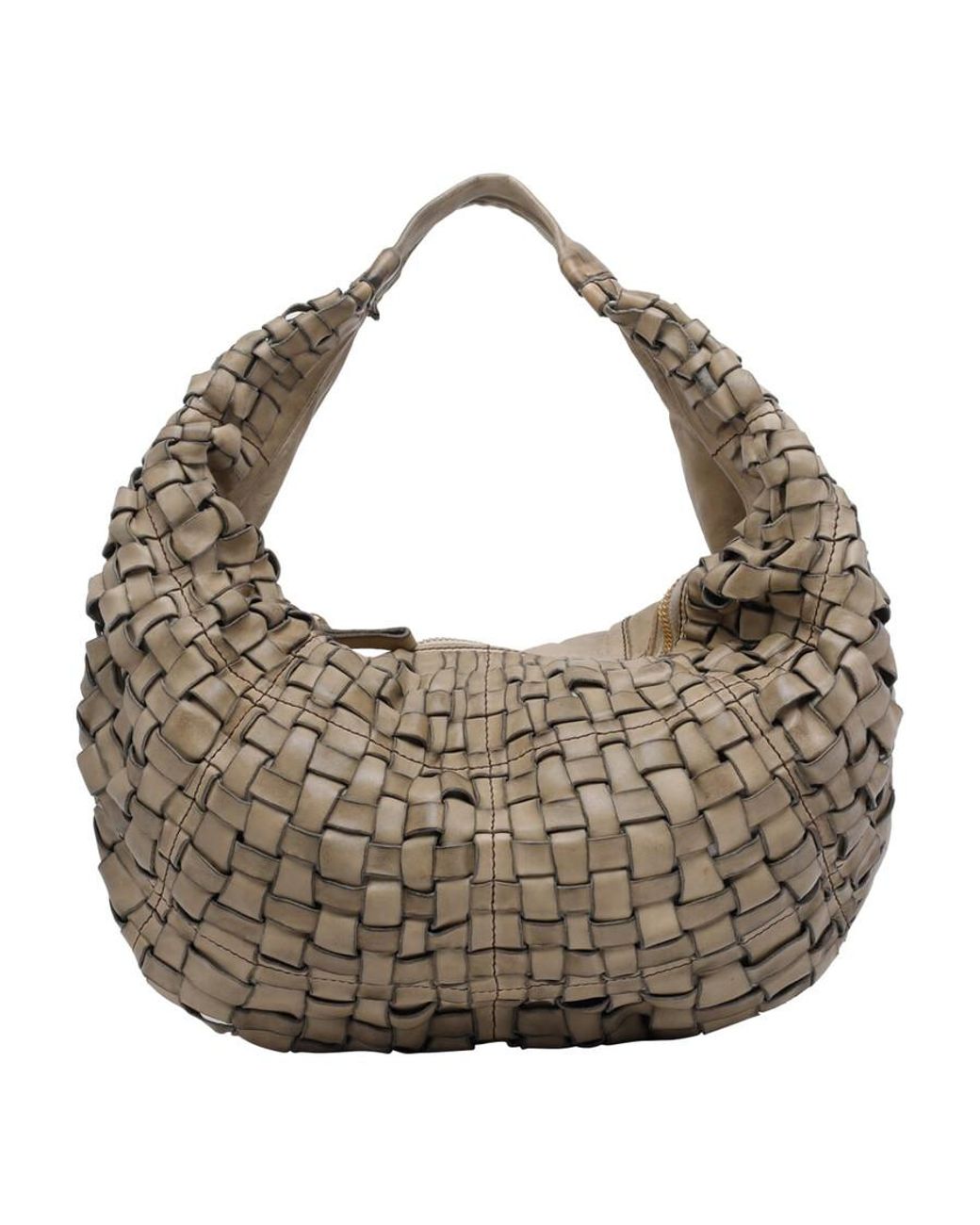 Campomaggi Large Marisa Shoulder Bag in Gray | Lyst