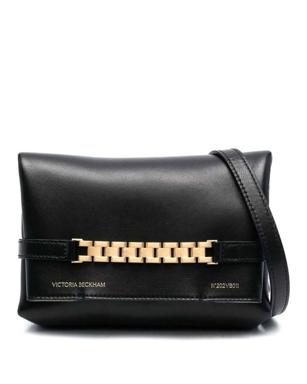 Victoria Beckham Mini Chain-Detail Pouch Bag in Black | Lyst