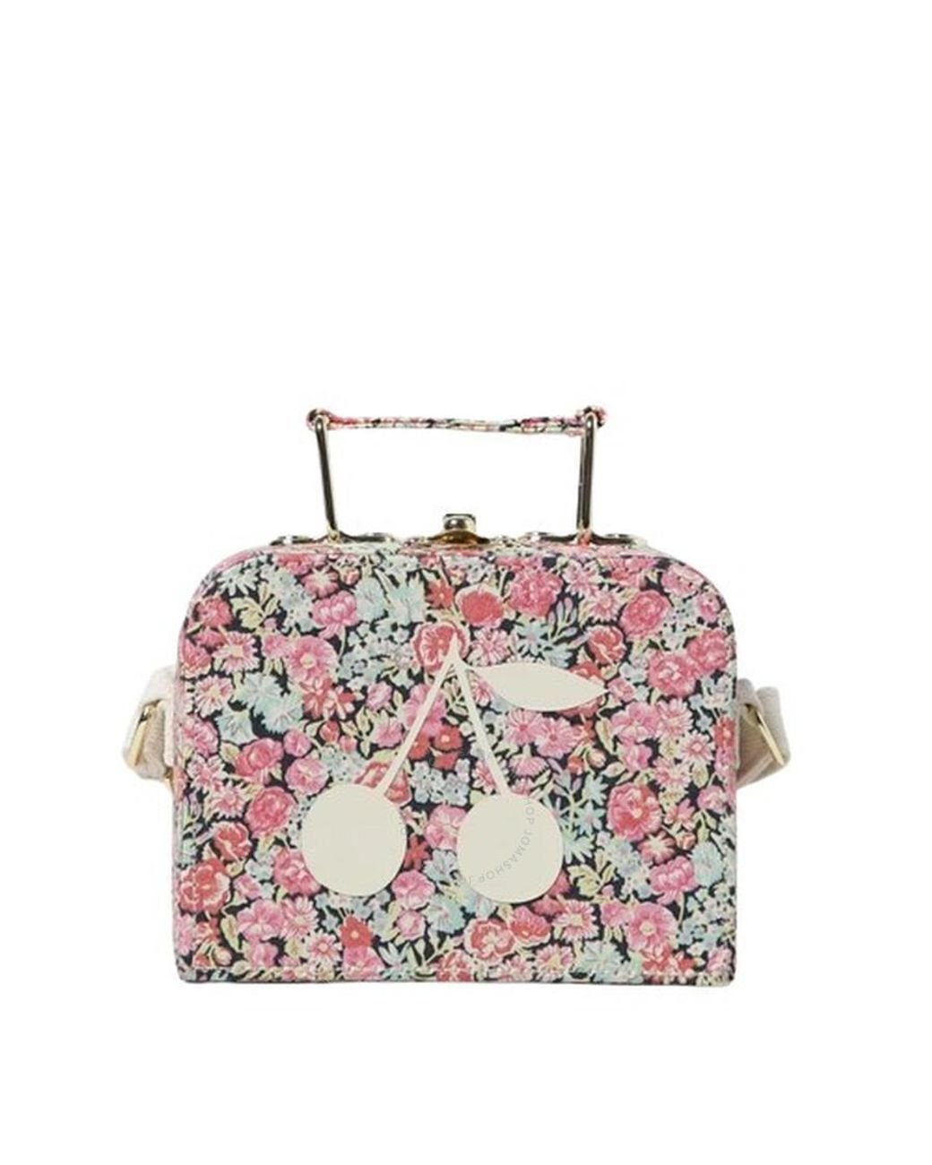 Bonpoint Aimane Floral-Print Shoulder Bag in Pink | Lyst UK