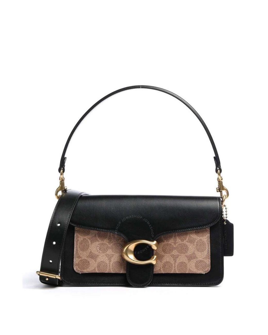 COACH Signature Canvas Tabby Shoulder Bag 26 in Black | Lyst UK