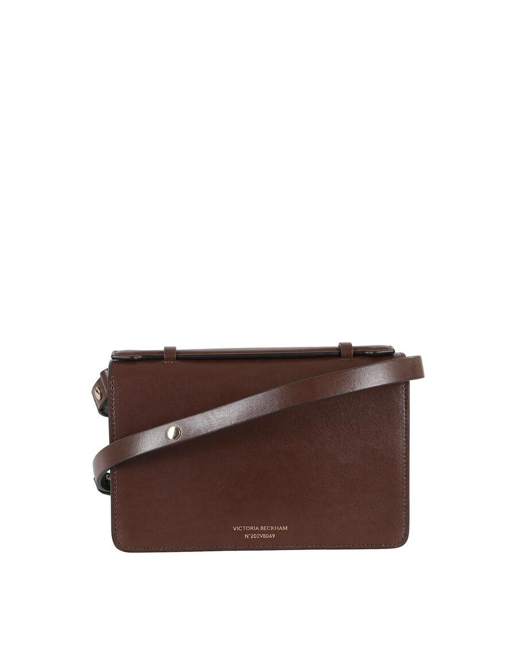 Victoria Beckham Tonal Mini Dorian Bag in Brown | Lyst UK