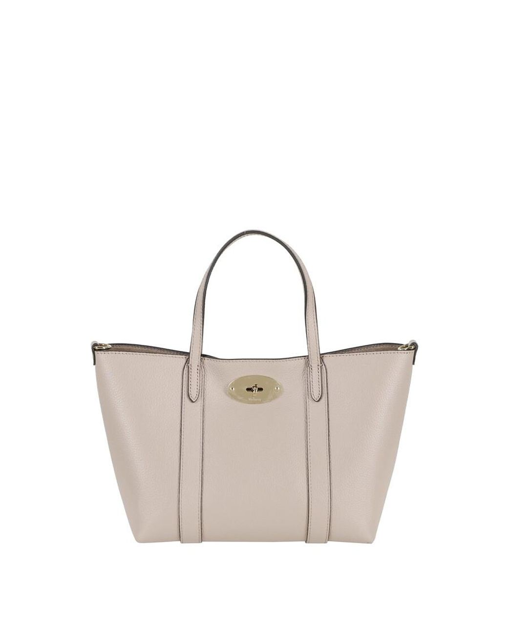 Mulberry Mini Bayswater Tote Scg in White | Lyst