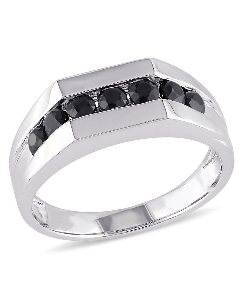 Amour Channel Set Sapphire Ring in Metallic for Men | Lyst