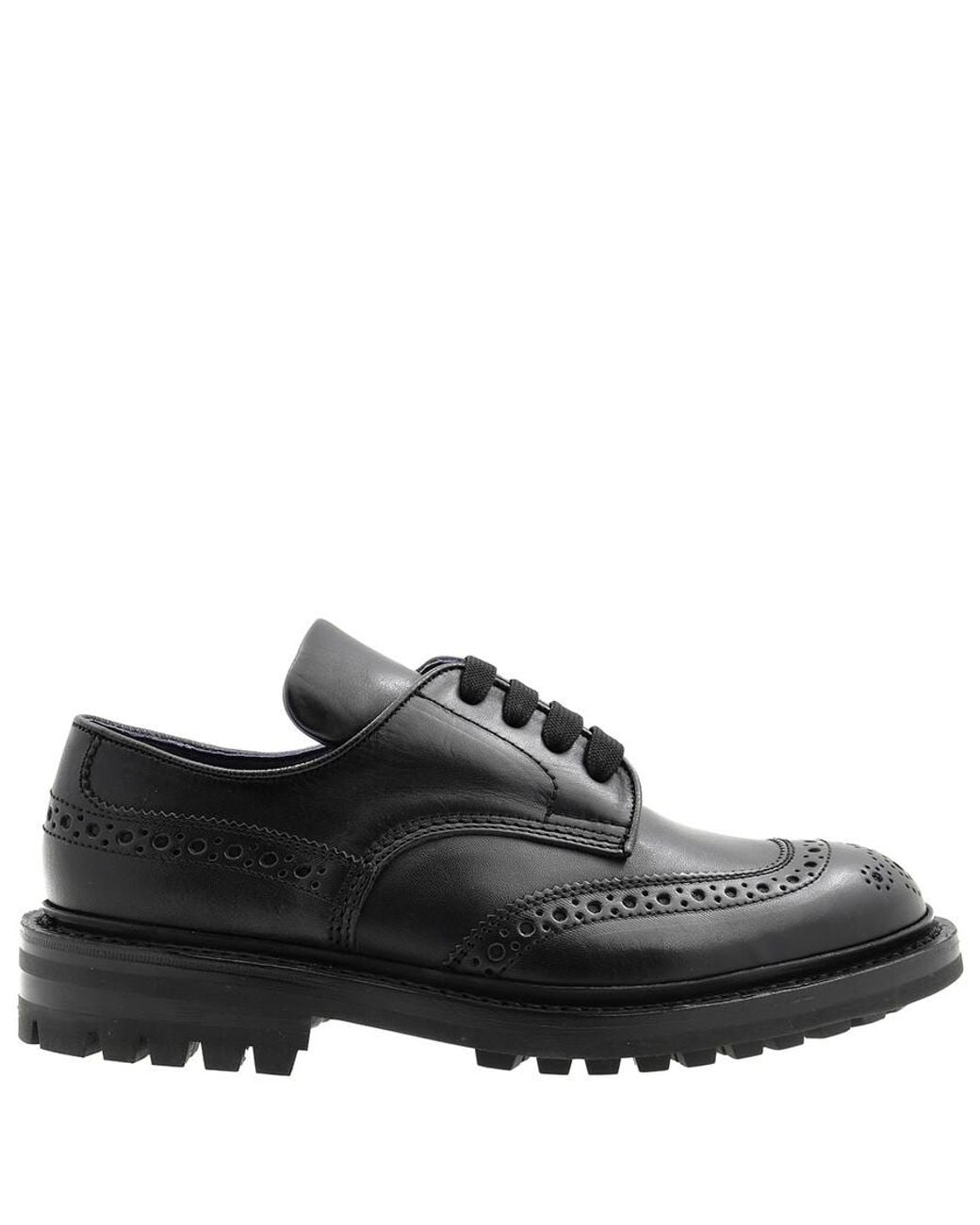 Burberry X Trickers Devon Almond Toe Comfort Derby Shoes, Brand Size 3 ...