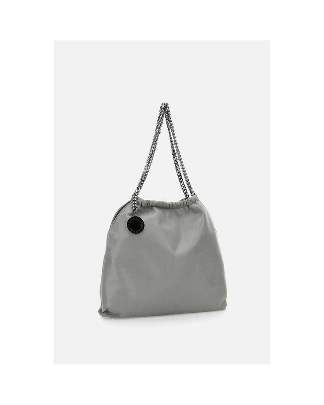 Stella McCartney Falabella Bag With Drawstring in Gray | Lyst