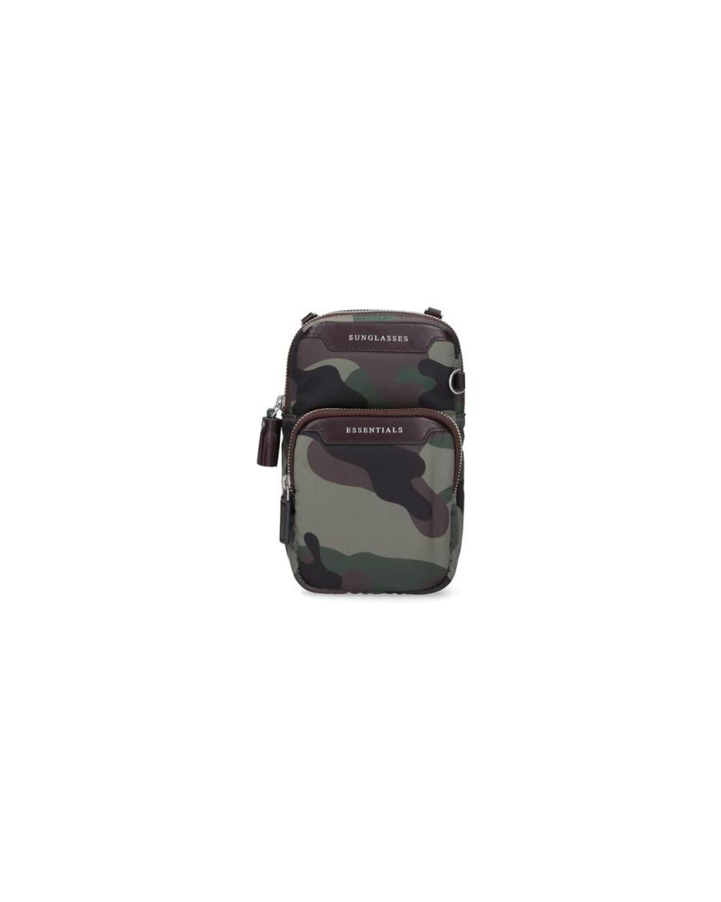 Anya Hindmarch Camouflage Crossbody Bag in Black | Lyst