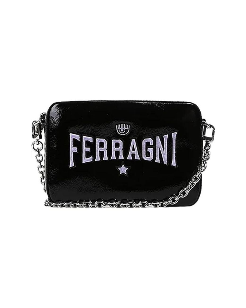 Chiara Ferragni Shoulder Bag in Black | Lyst UK