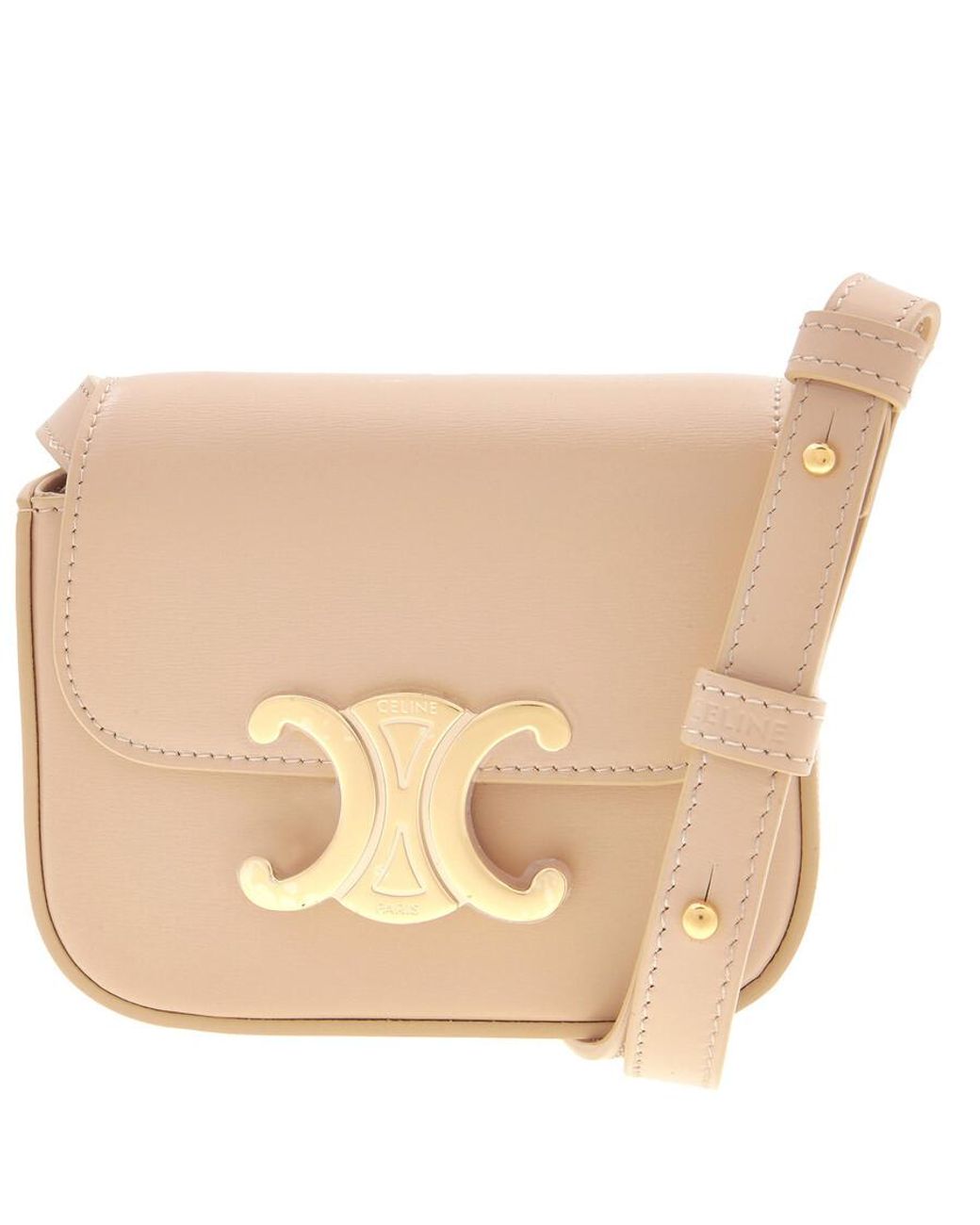Celine Mini Claude in Natural | Lyst
