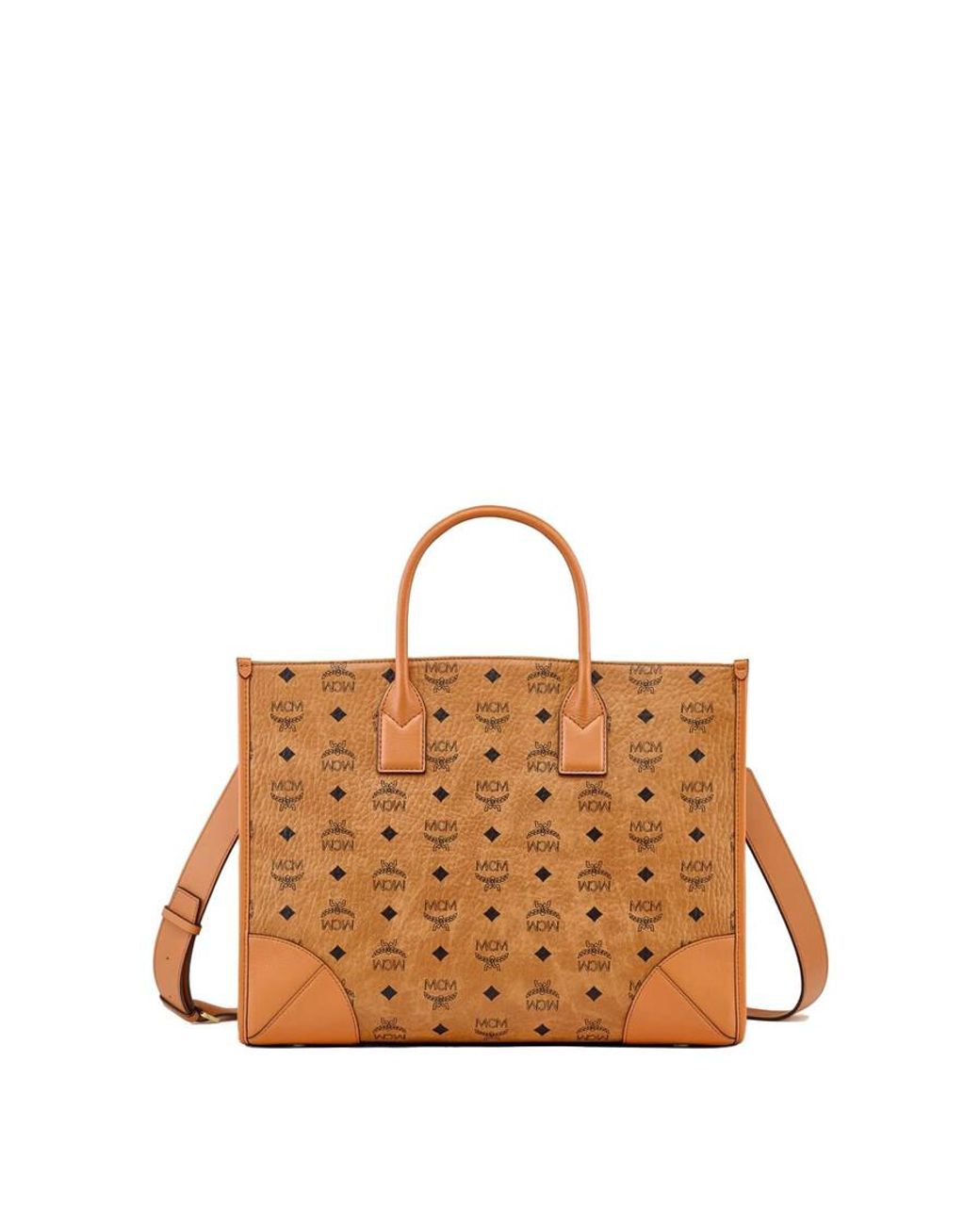 MCM Tote Mnchen Large in Brown | Lyst