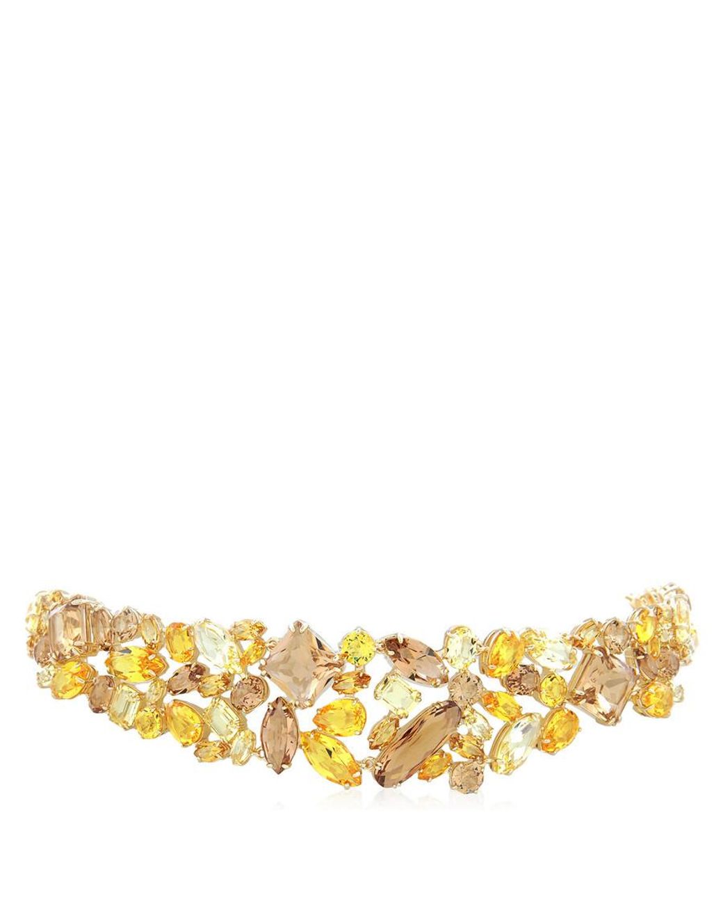 Swarovski Gema Mixed Cuts Crystal Choker in Metallic | Lyst
