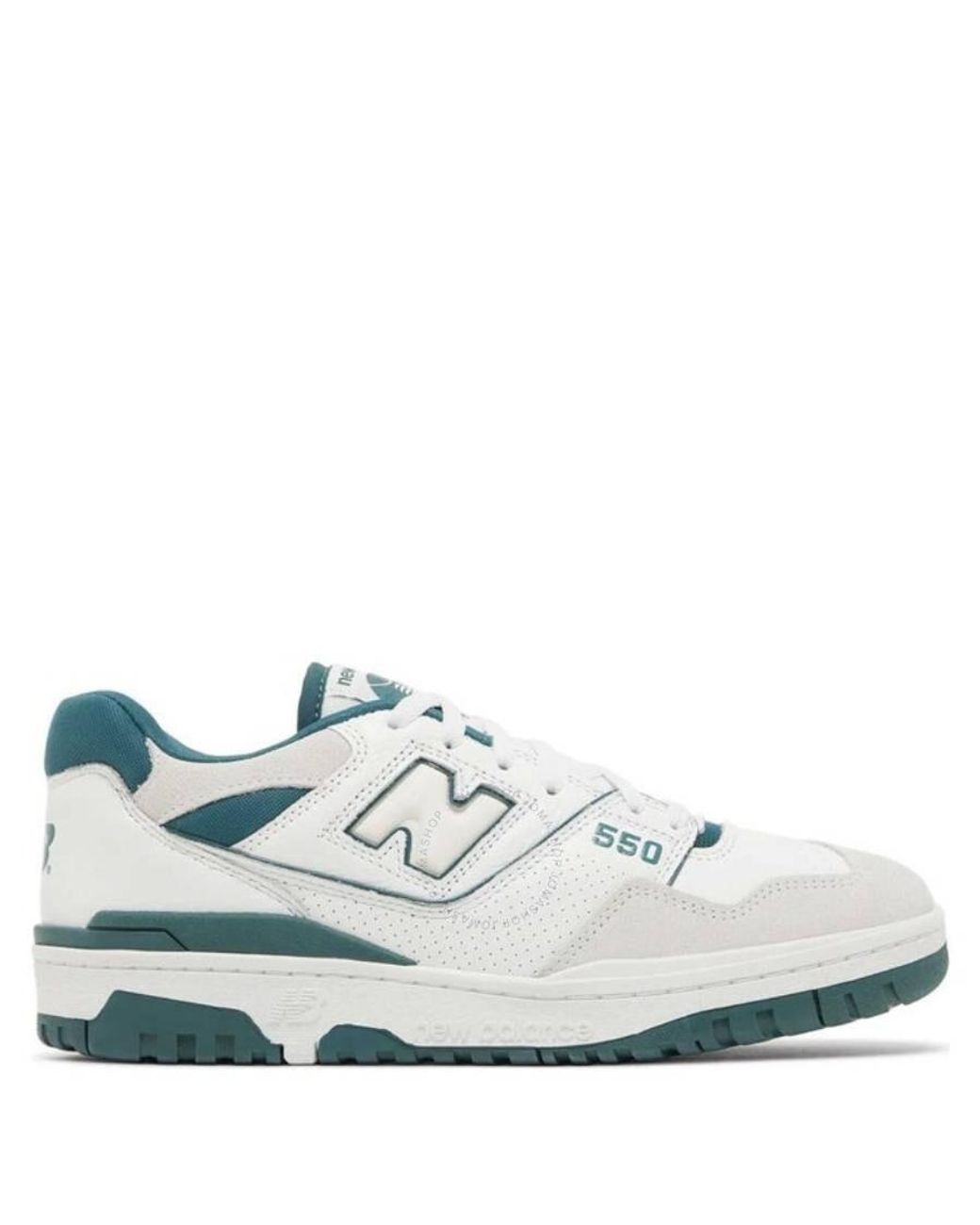 New Balance 550 Vintage Teal Low-top Sneakers in White for Men | Lyst