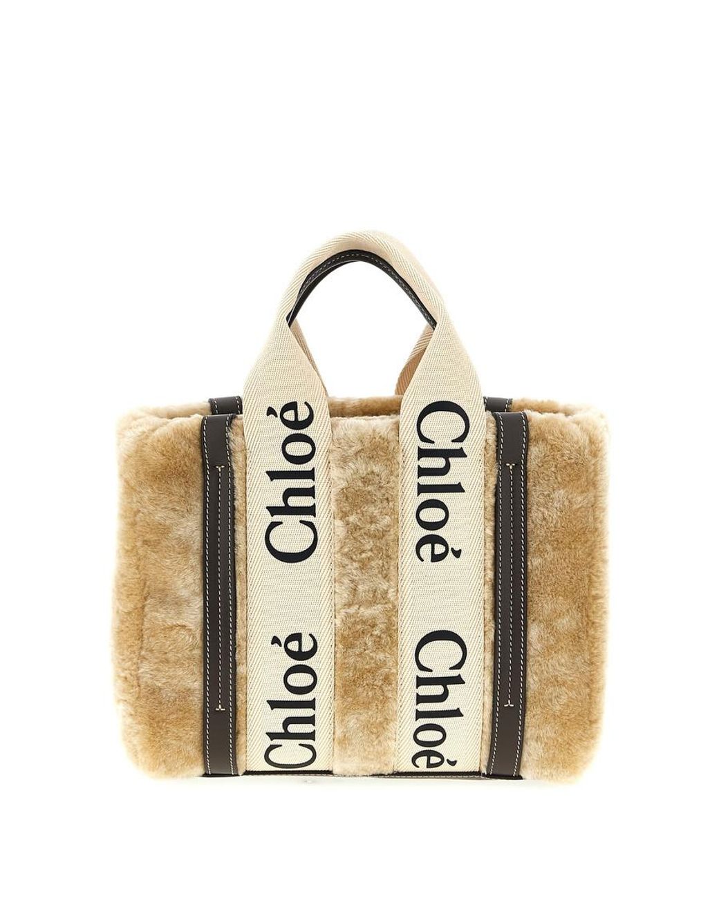 Chloé Chlo Woody Small Handbag in Metallic | Lyst UK