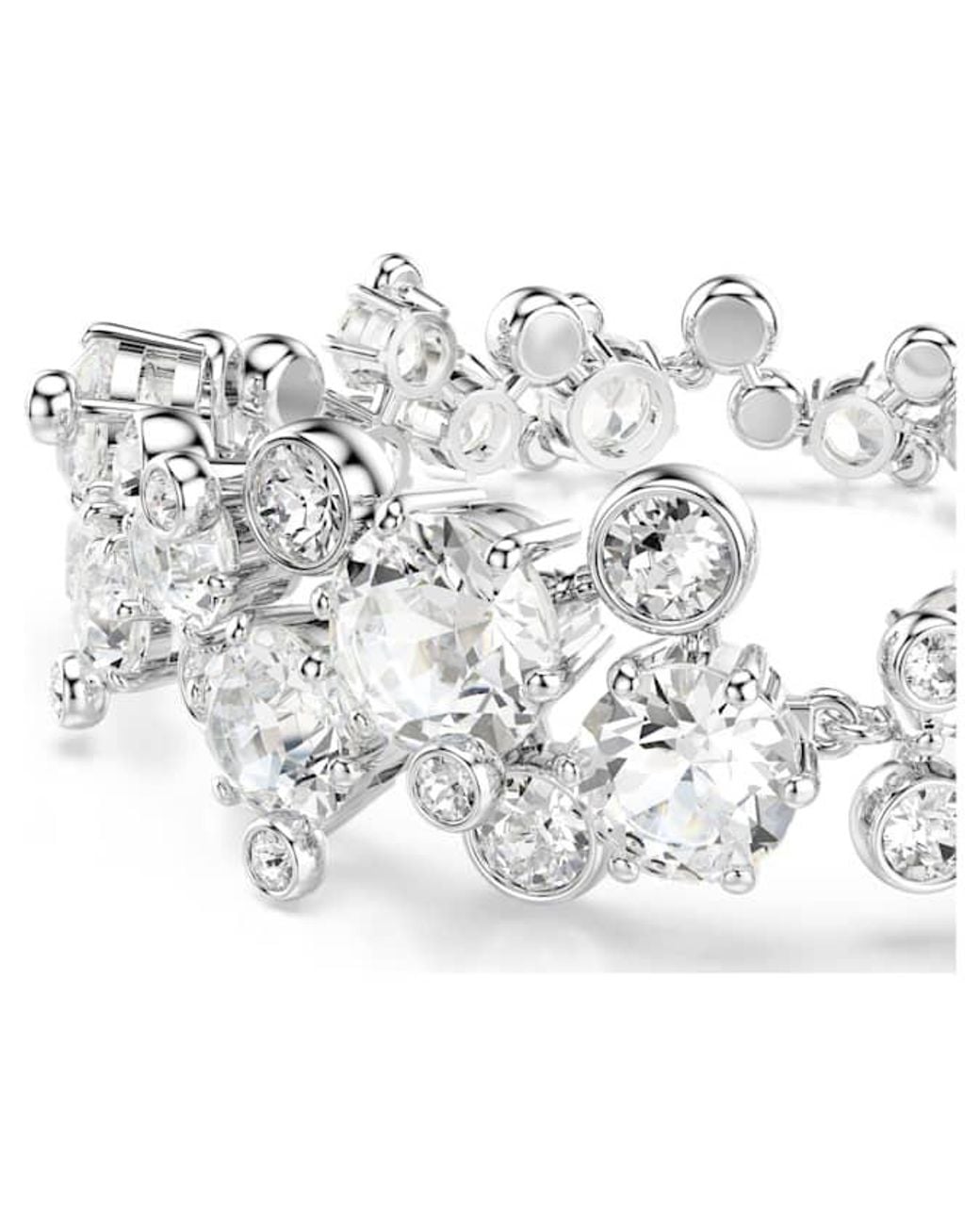 Swarovski Constella Rhodium Plated Bracelet in Metallic | Lyst