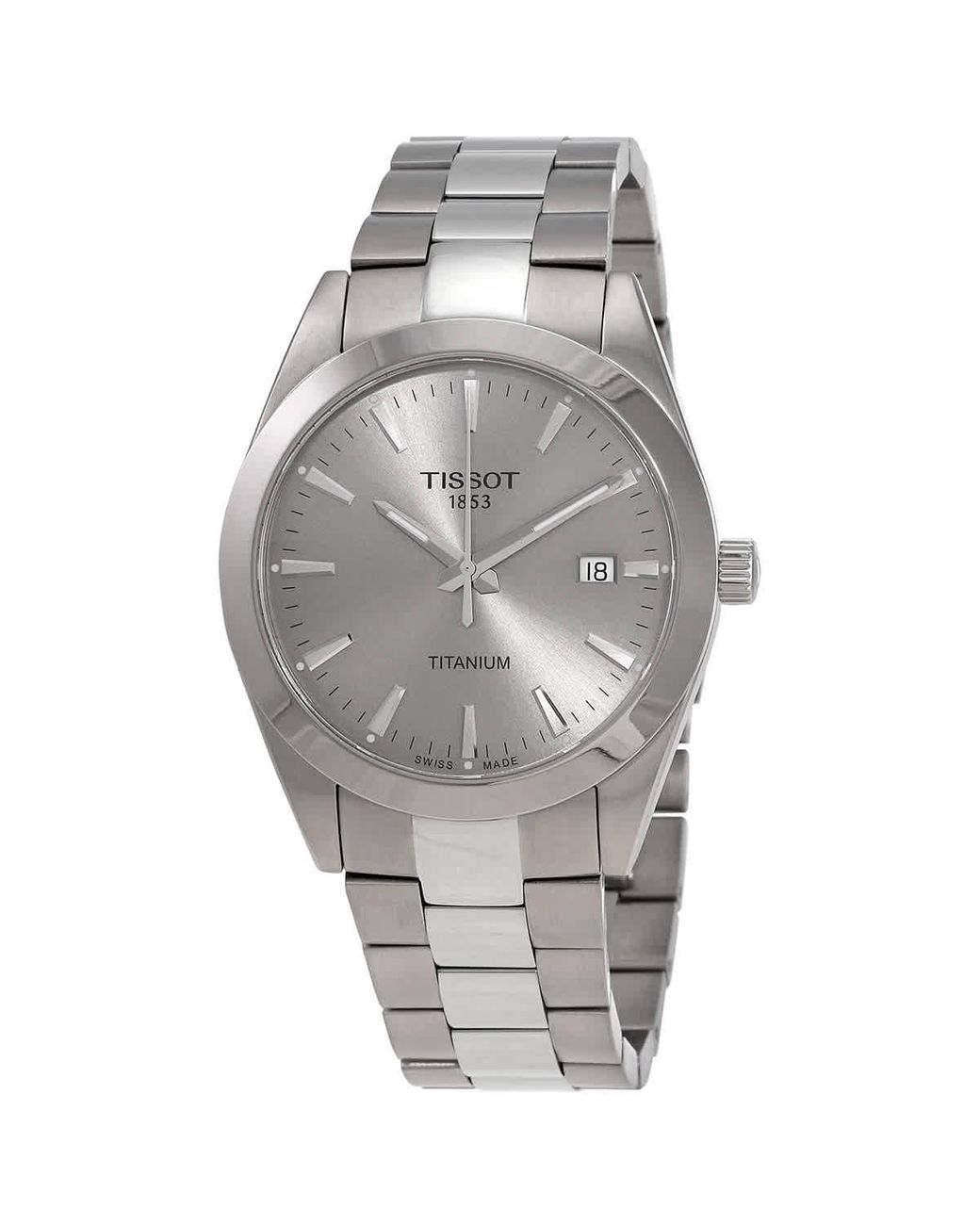 Tissot T-classic Titanium Quartz Dial Watch in Metallic for Men | Lyst UK