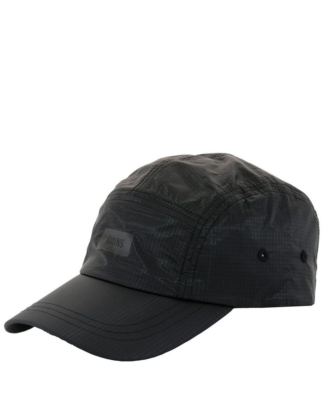 Rains Waterproof Nylon 5 Panel Ripstop Cap in Black for Men | Lyst