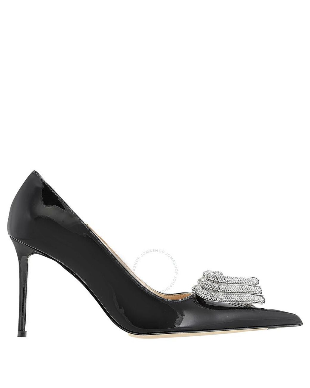 Mach & Mach Triple Heart 95mm Leather Pumps in Black | Lyst