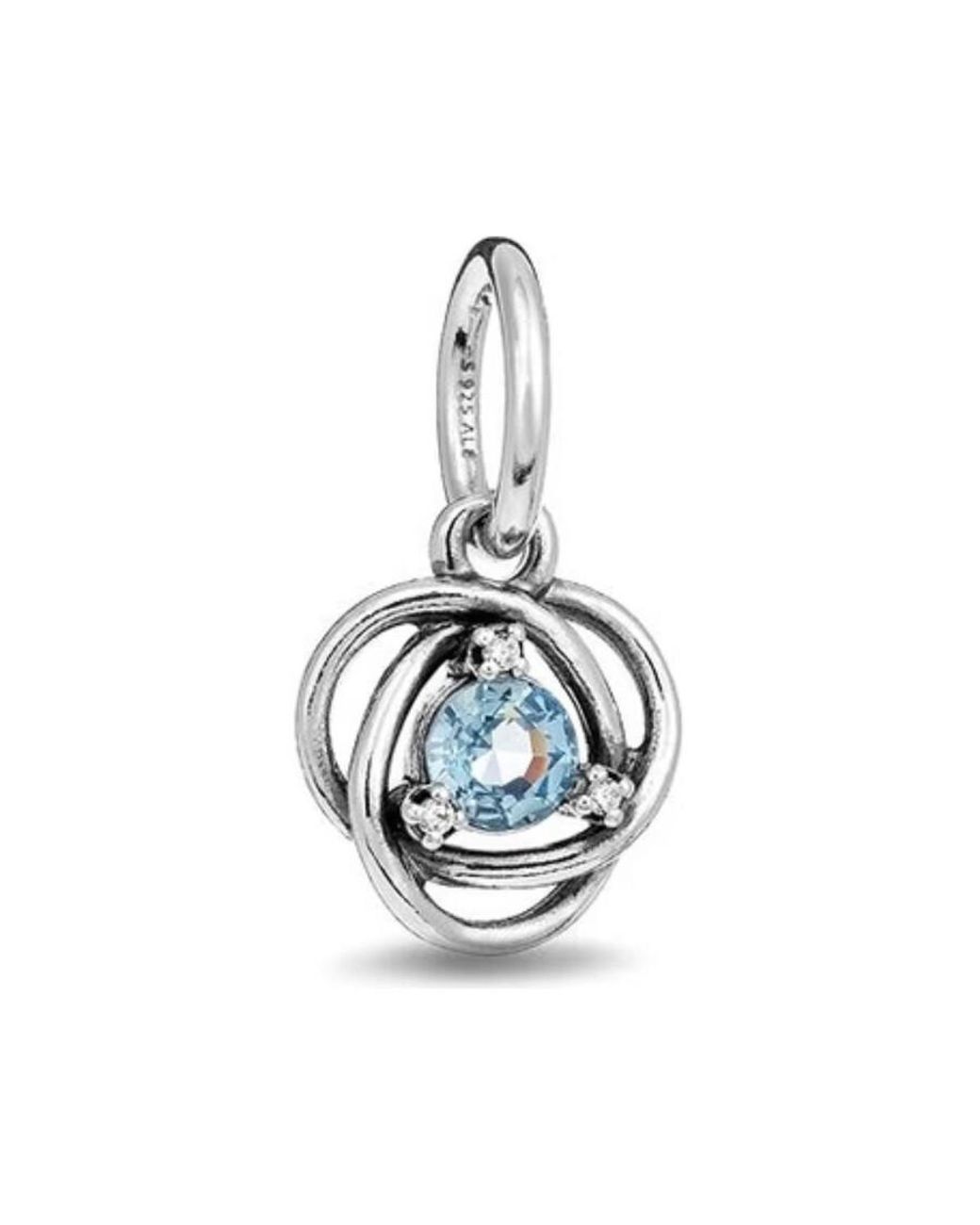 PANDORA Ladies March Eternity Circle Dangle in Metallic | Lyst UK