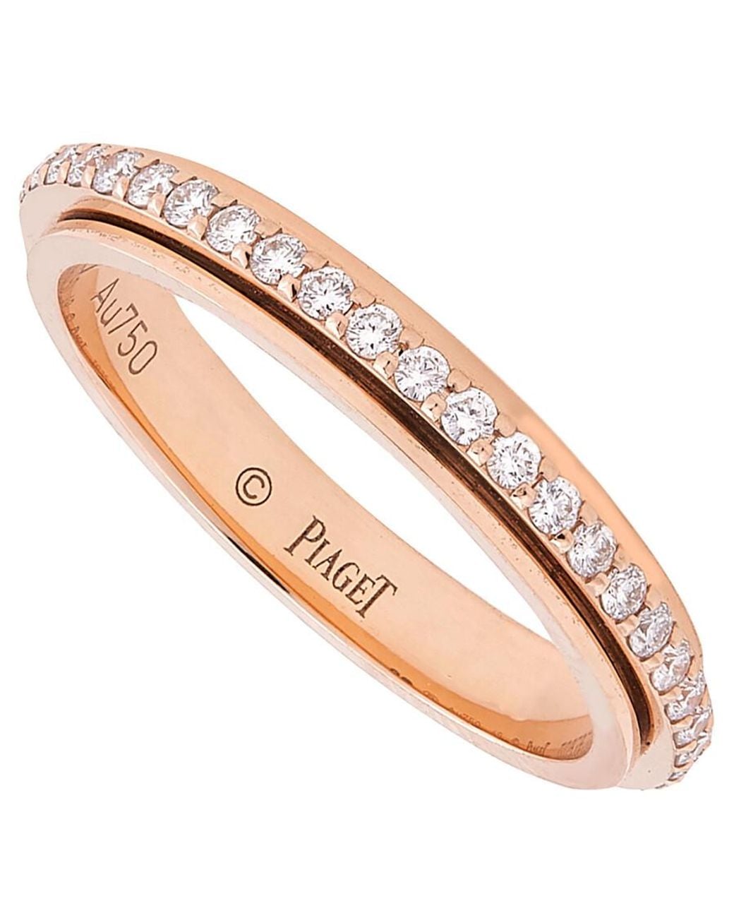 Piaget Possession 18K Rose 0.32 Ct Diamond Ring in Metallic | Lyst