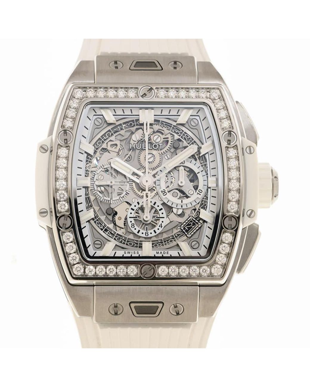 Hublot Big Bang Chronograph Automatic Diamond Watch in Metallic for Men ...